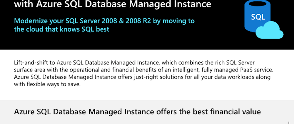 Discover the benefits of modernization and save with Azure SQL Database ...