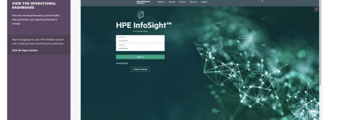 Take the HPE InfoSight web portal for a test drive | Data-Smart Computers