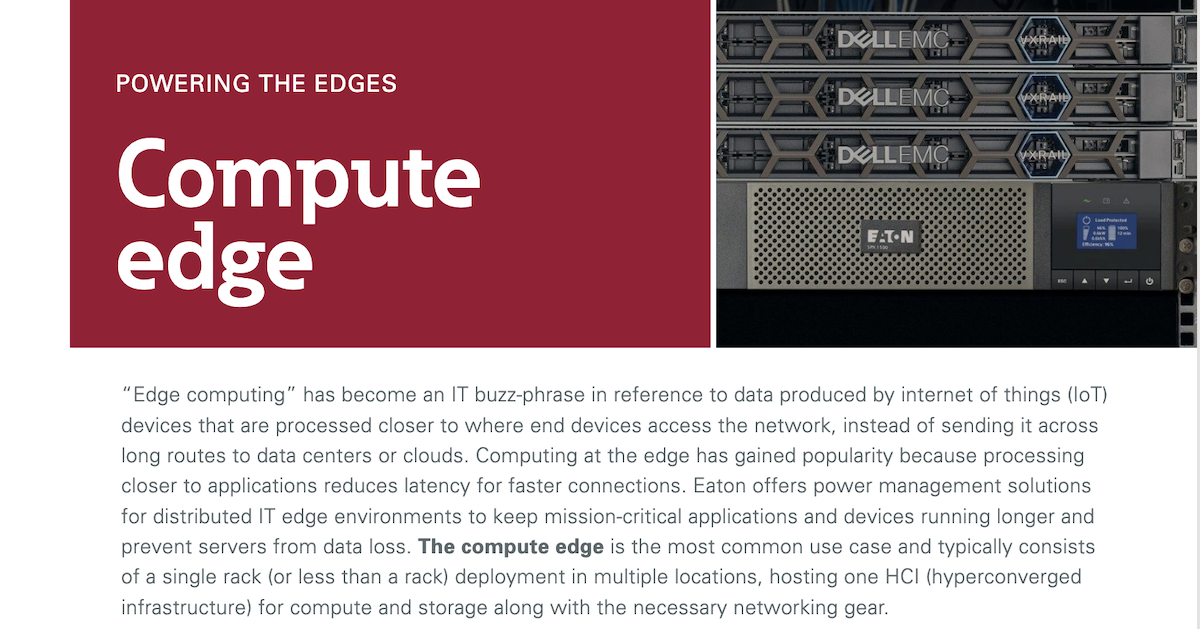 Eaton Compute edge | Data-Smart Computers
