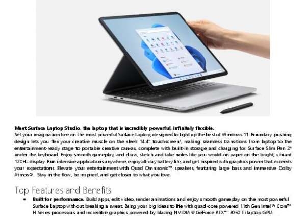 Surface Laptop Studio | Data-Smart Computers