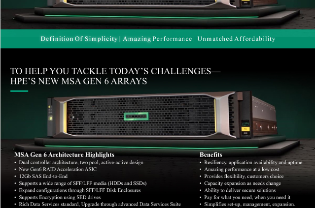 HPE MSA Gen6 Storage Arrays | Data-Smart Computers