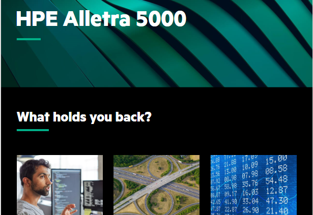 Alletra 5000: Data-Driven Modernization | Data-Smart Computers