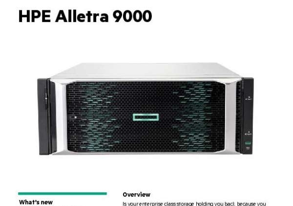 HPE Alletra 9000 | Data-Smart Computers