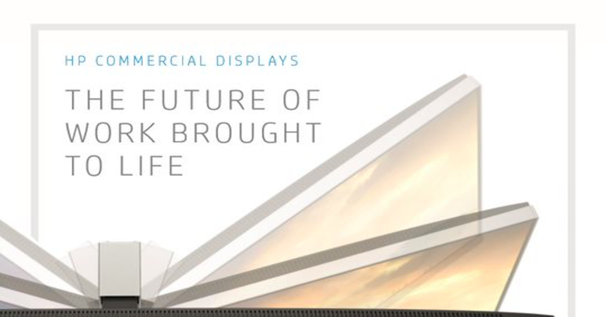 HP Commercial Displays and Accessories Catalog