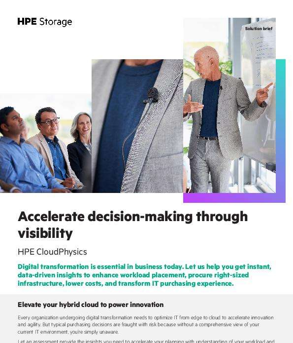 Accelerate Decision Making Through Visibility