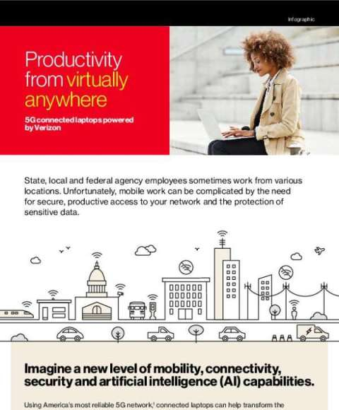 Connected Laptops - Public Sector Infographic